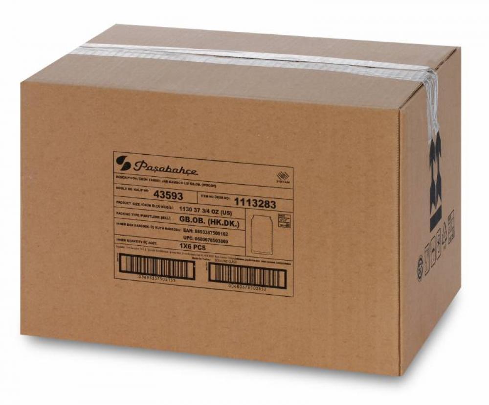 Paşabahçe 43593 Woody Bamboo Kapaklı Kavanoz 1130 Cc - Şirin Kristal ...
