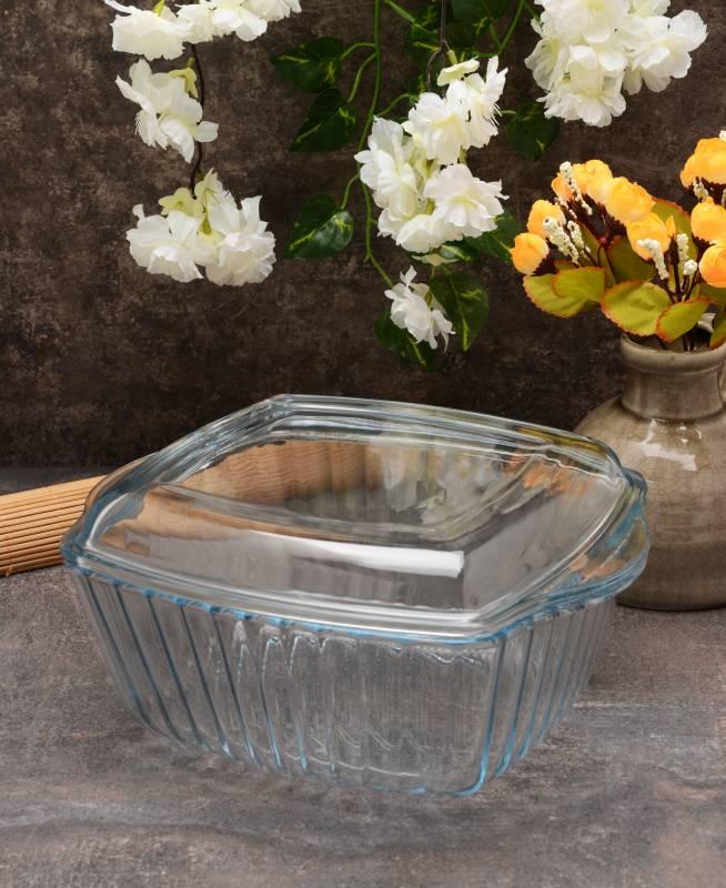 Paşabahçe 59049 Borcam Kare Kapaklı Tencere 2600 Cc - Şirin Kristal ...