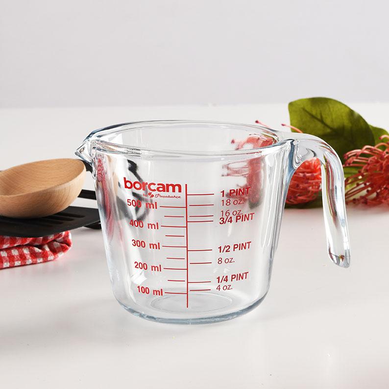 Paşabahçe 59176 Borcam Cam Ölçü Kabı 500 cc - Şirin Kristal | Paşabahçe ...